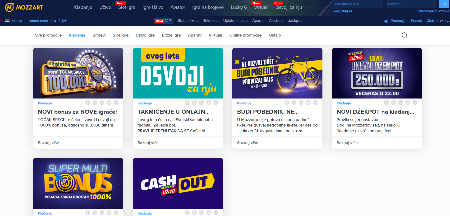 Mozzart Kladionica Bonus Ponuda u 2026 - Sportska Kladionica